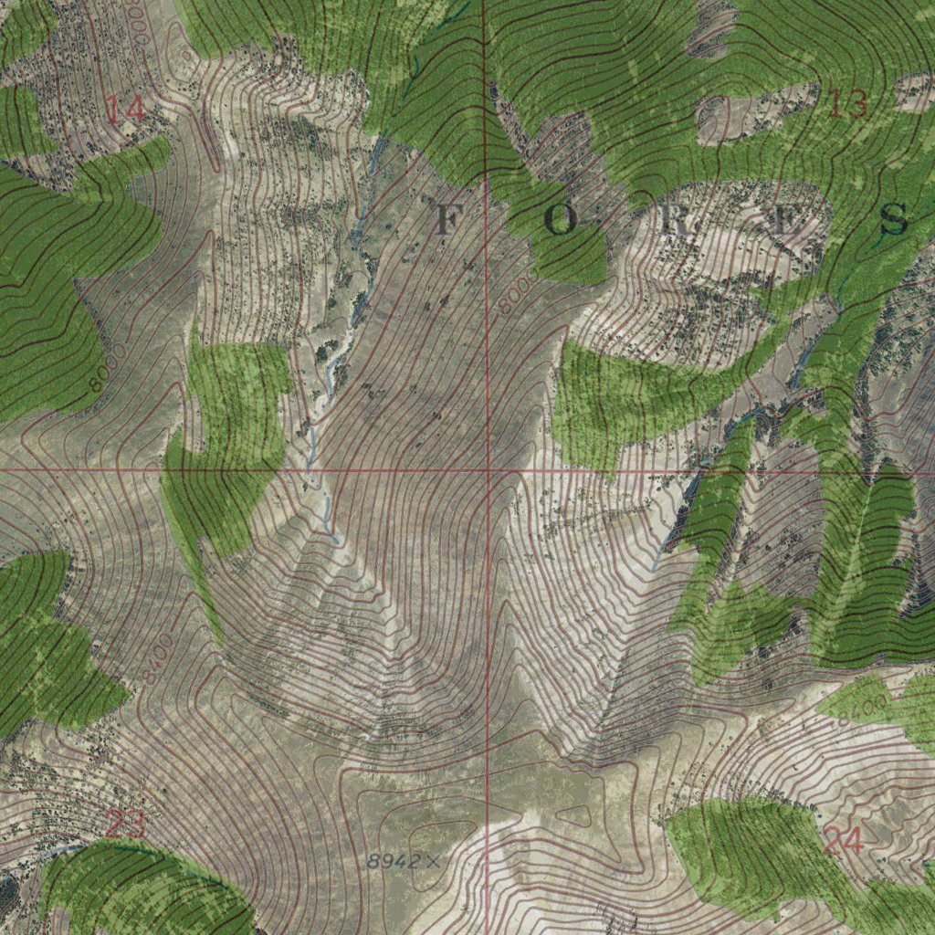 MT-CINNAMON PEAK: GeoChange 1971-2013 Map by Western Michigan ...