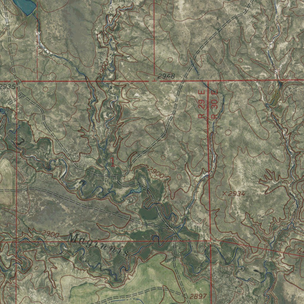 MT-MUD SPRING: GeoChange 1962-2013 Map by Western Michigan University ...