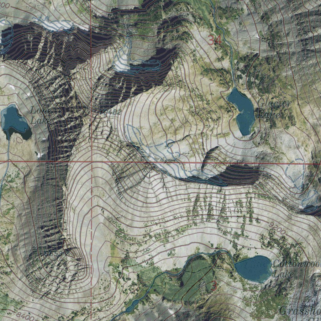 MT-CRAZY PEAK: GeoChange 1970-2013 Map by Western Michigan University ...
