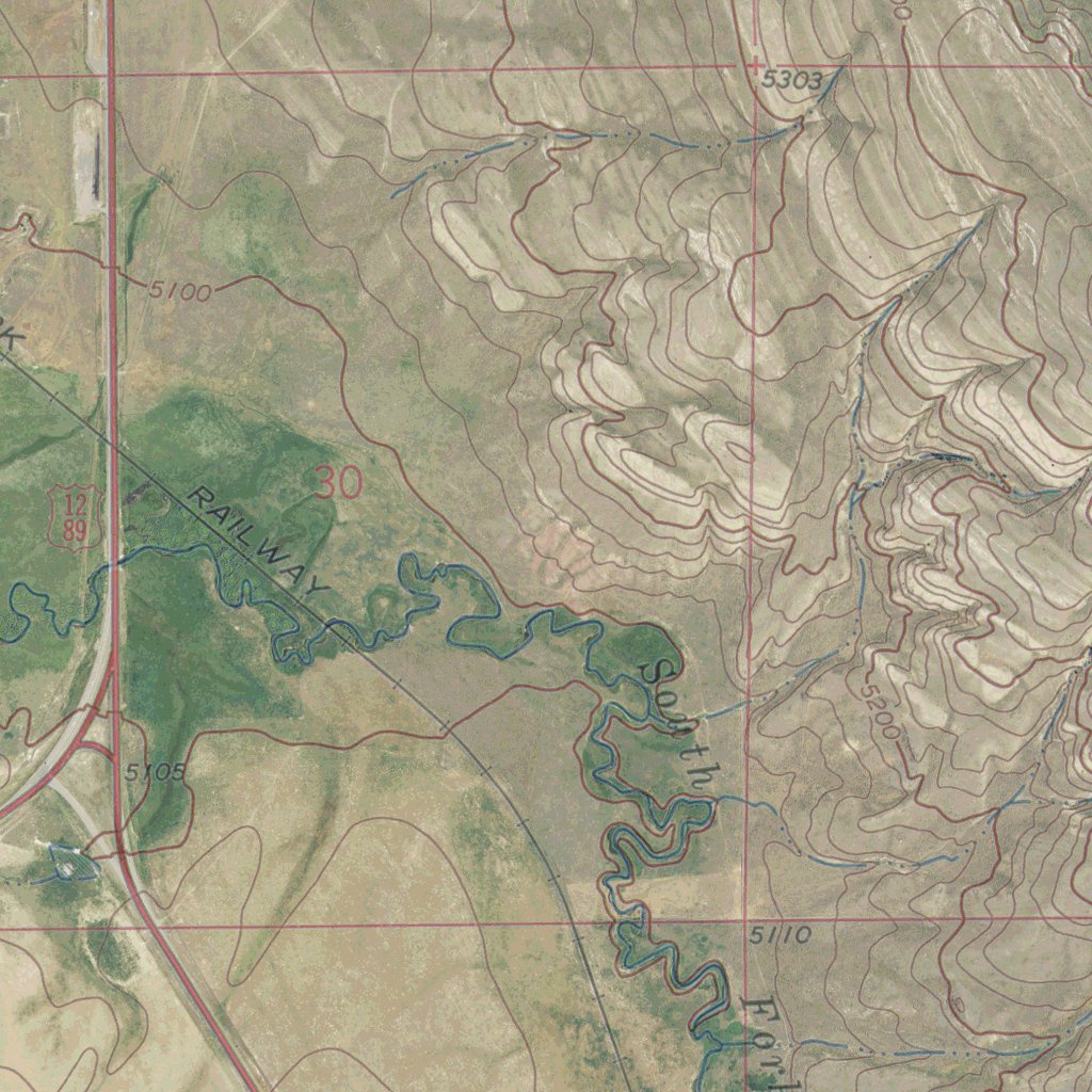 MT-CATLIN SPRING: GeoChange 1970-2013 Map by Western Michigan ...