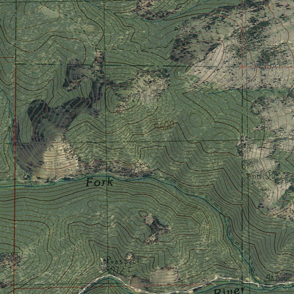 MT-BOULDER WEST: GeoChange 1980-2013 Map by Western Michigan University ...