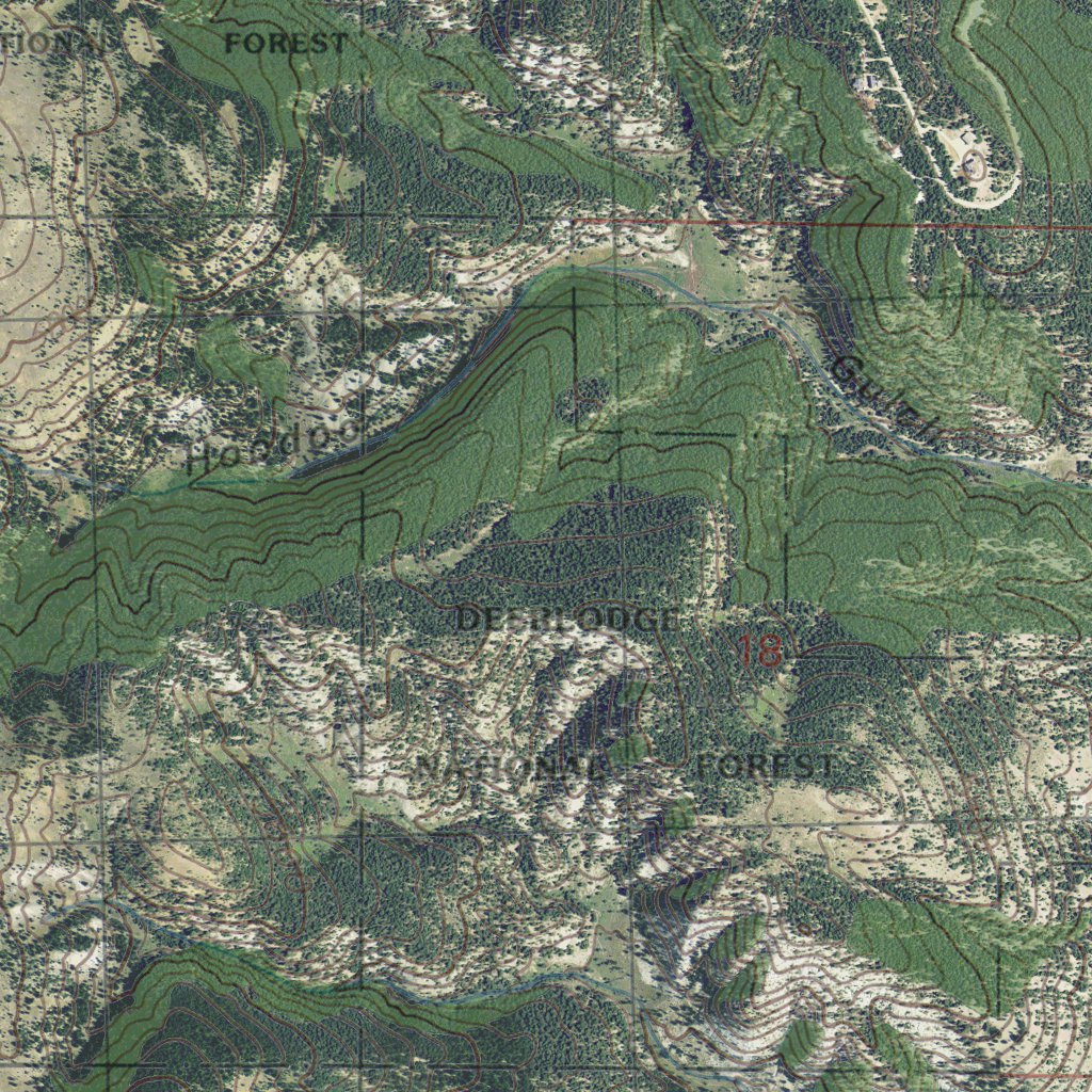 MT-ANACONDA NORTH: GeoChange 1956-2013 Map by Western Michigan ...