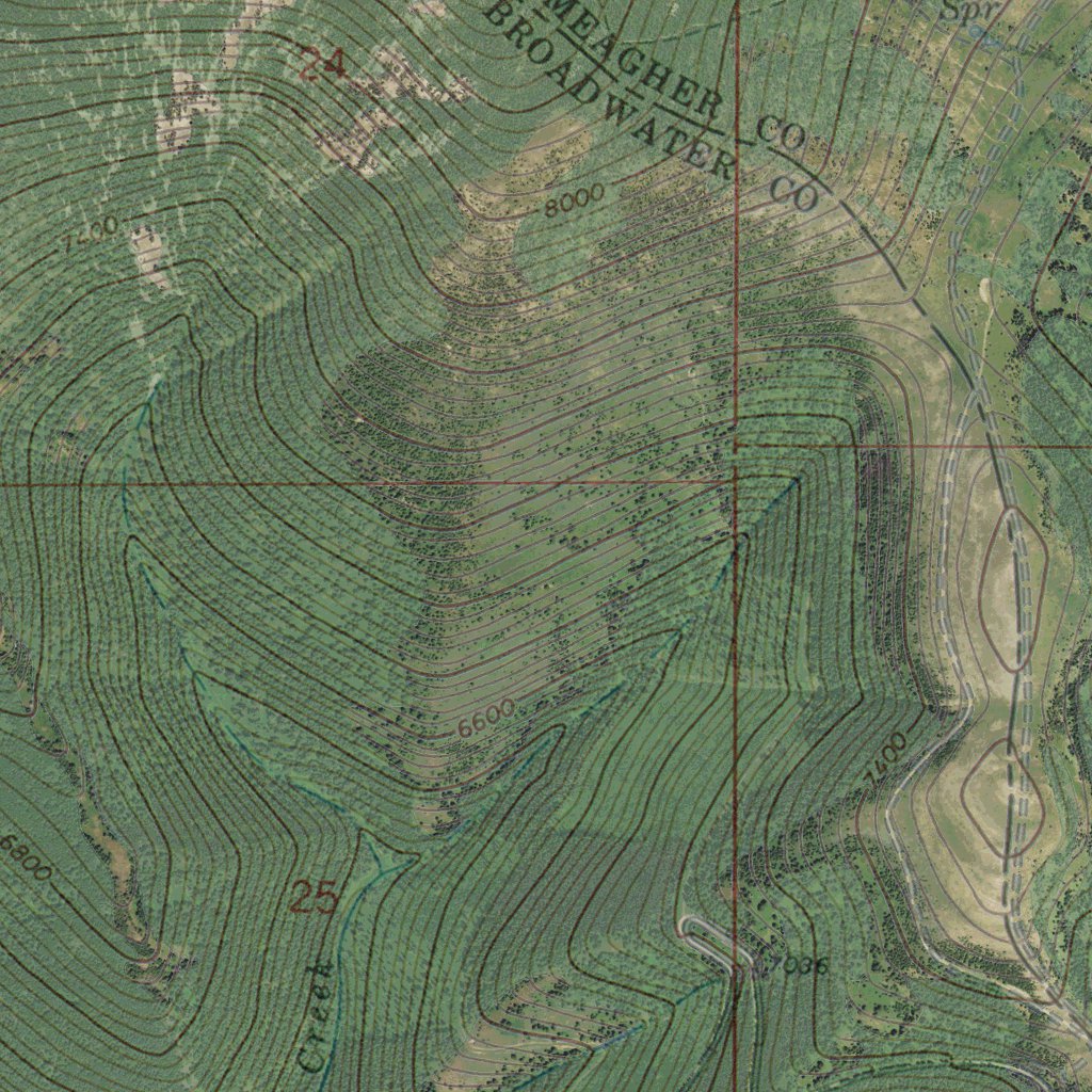 MT-BOULDER BALDY: GeoChange 1965-2013 Map by Western Michigan ...