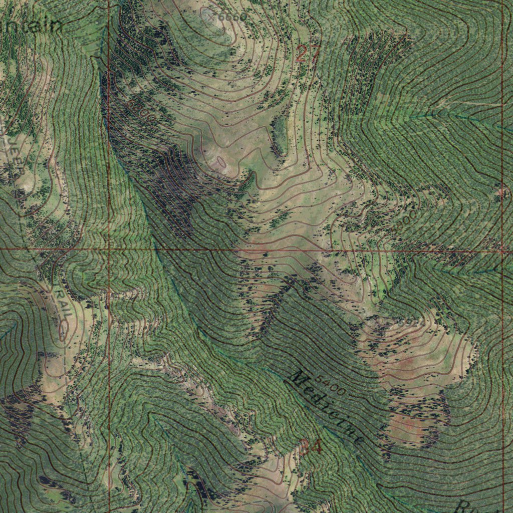 MT-MITCHELL MOUNTAIN: GeoChange 1956-2013 Map by Western Michigan ...
