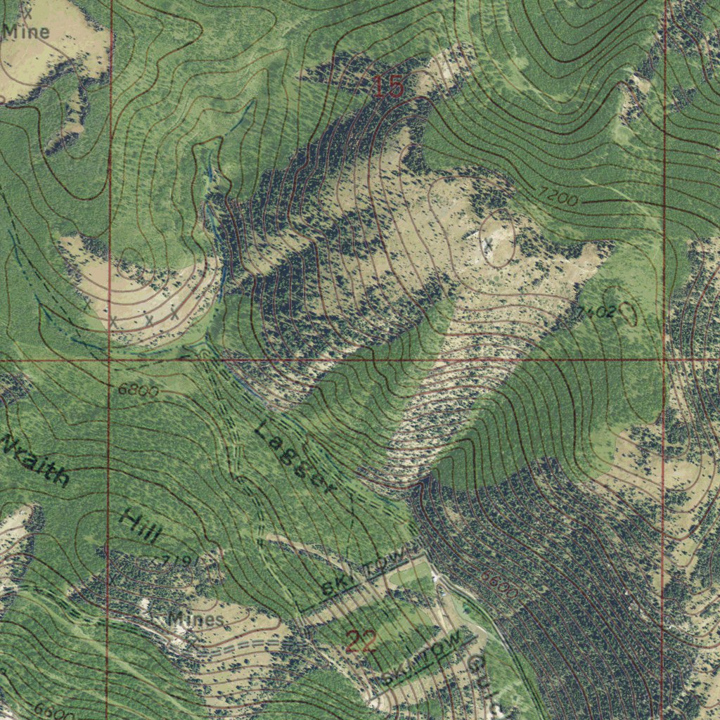 MT-SILVER LAKE: GeoChange 1964-2013 Map by Western Michigan University ...