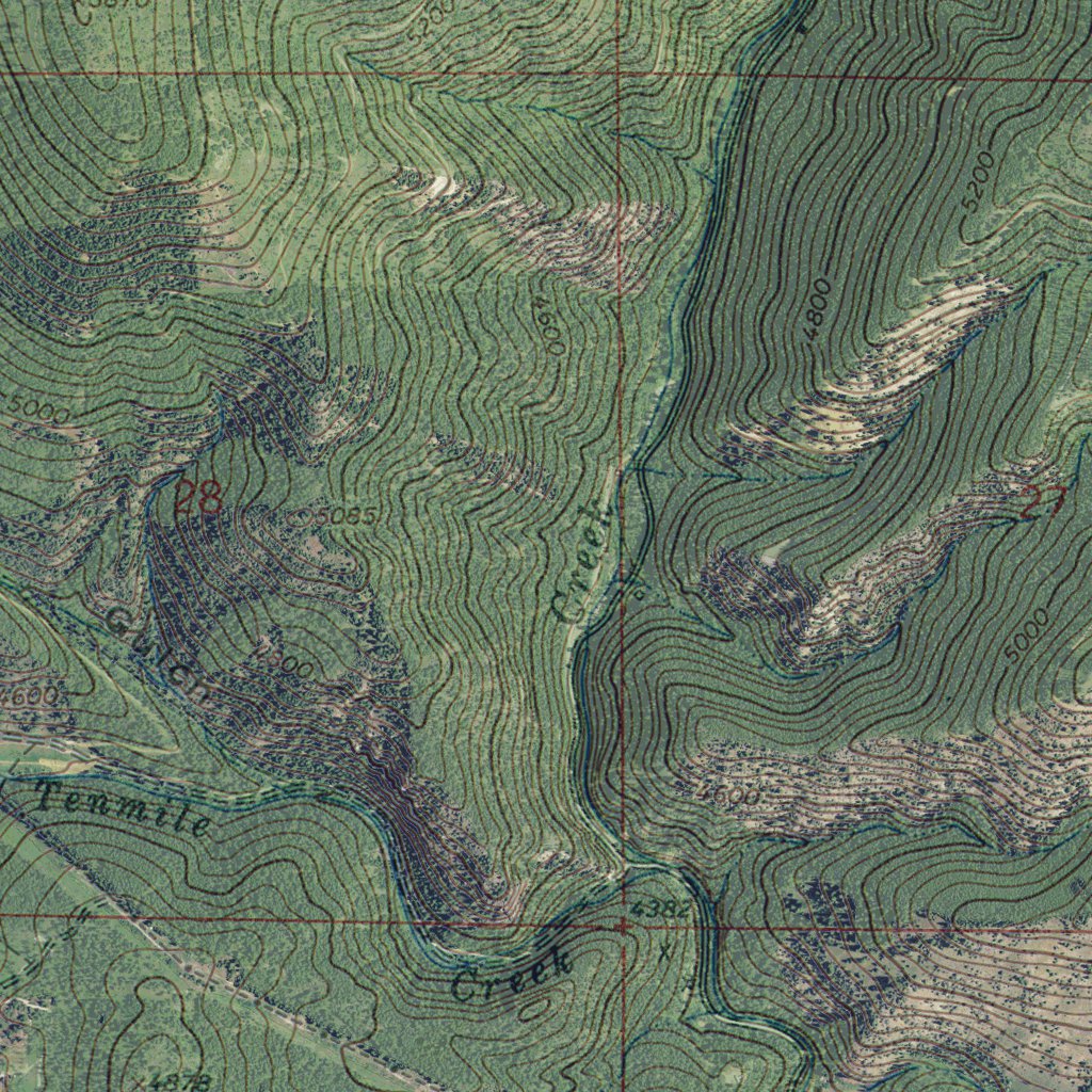 MT-ELEVATION MOUNTAIN: GeoChange 1961-2013 Map by Western Michigan ...