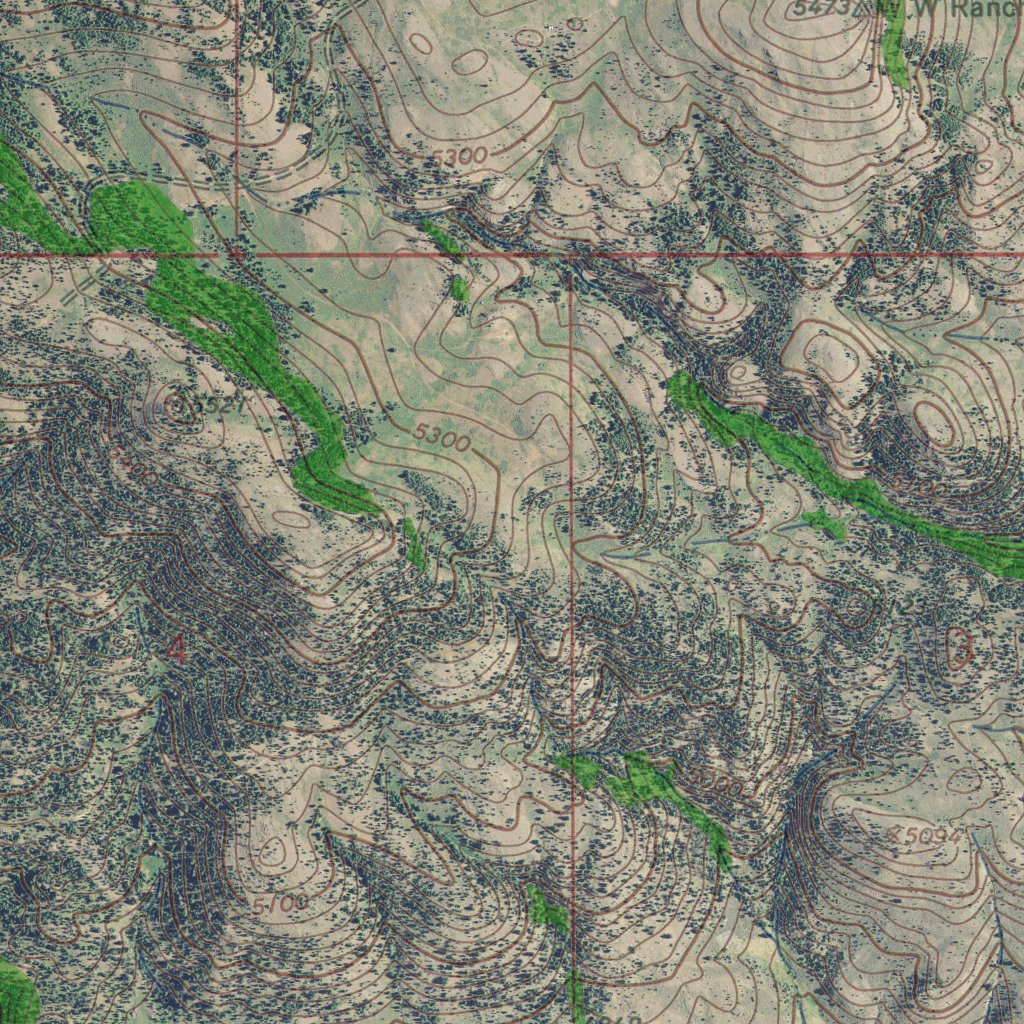 MT-CHIMNEY LAKES: GeoChange 1961-2013 Map by Western Michigan ...