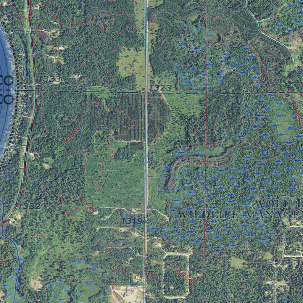 MN-ANDRUSIA LAKE: GeoChange 1969-2013 Map by Western Michigan ...