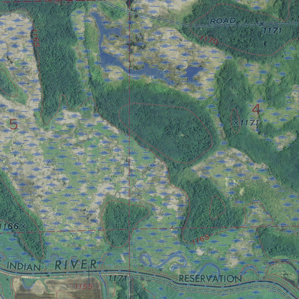 MN-GULLY NE: GeoChange 1969-2013 Map by Western Michigan University ...
