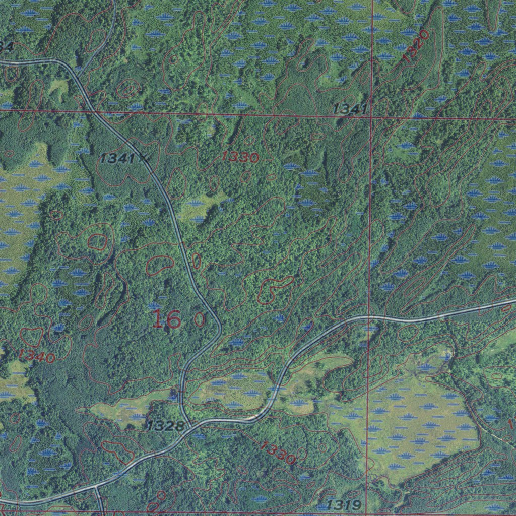 MN-RAVEN LAKE: GeoChange 1969-2013 Map by Western Michigan University ...