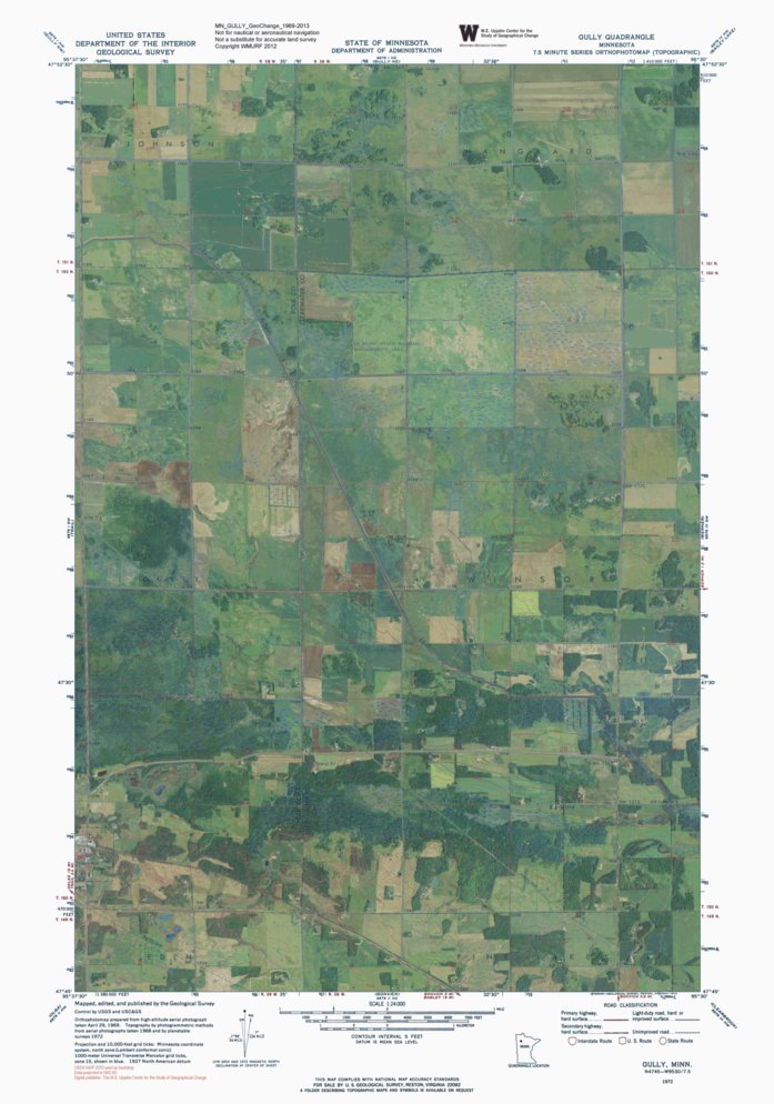 MN-GULLY: GeoChange 1969-2013 Map by Western Michigan University ...