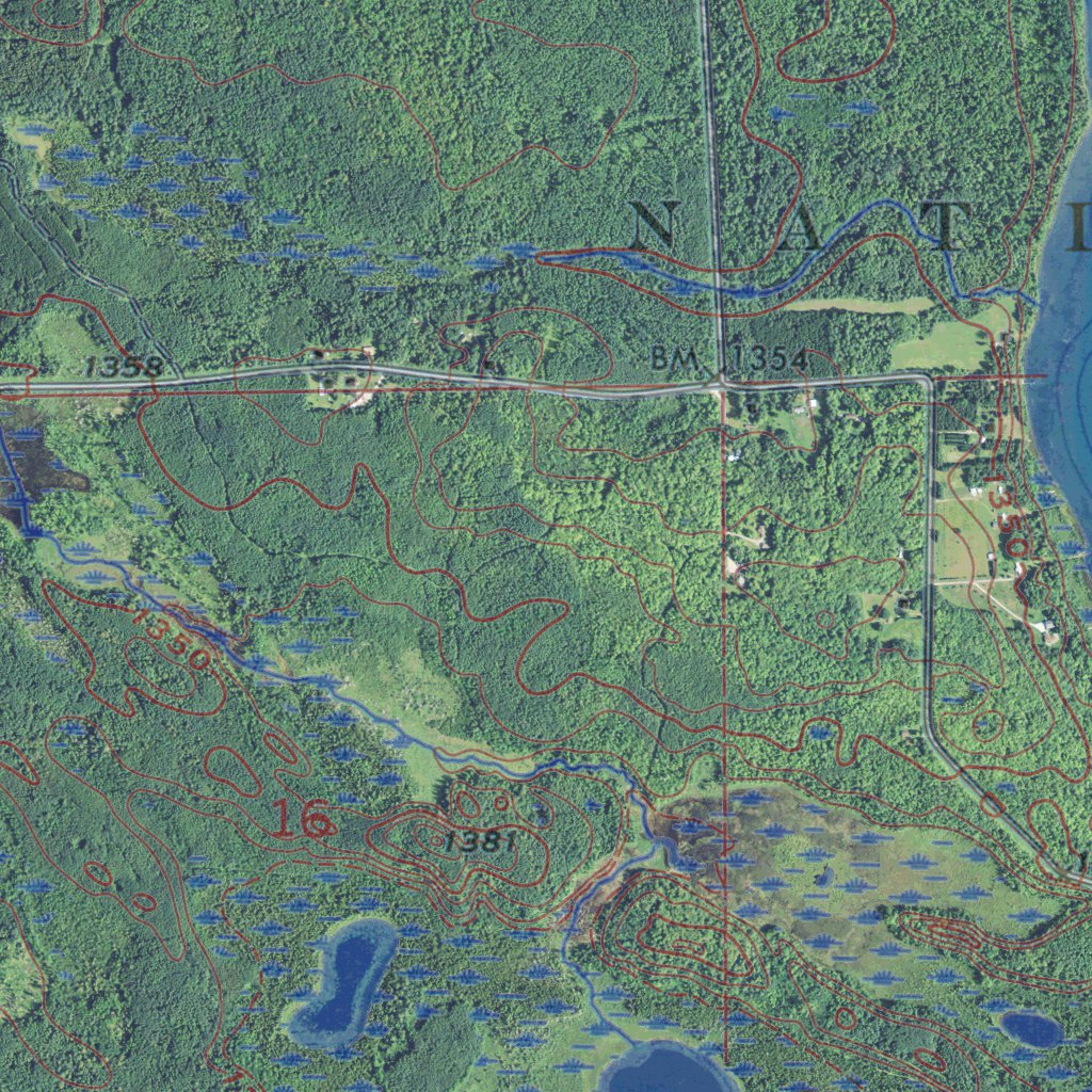 MN-JESSIE LAKE: GeoChange 1969-2013 Map by Western Michigan University ...