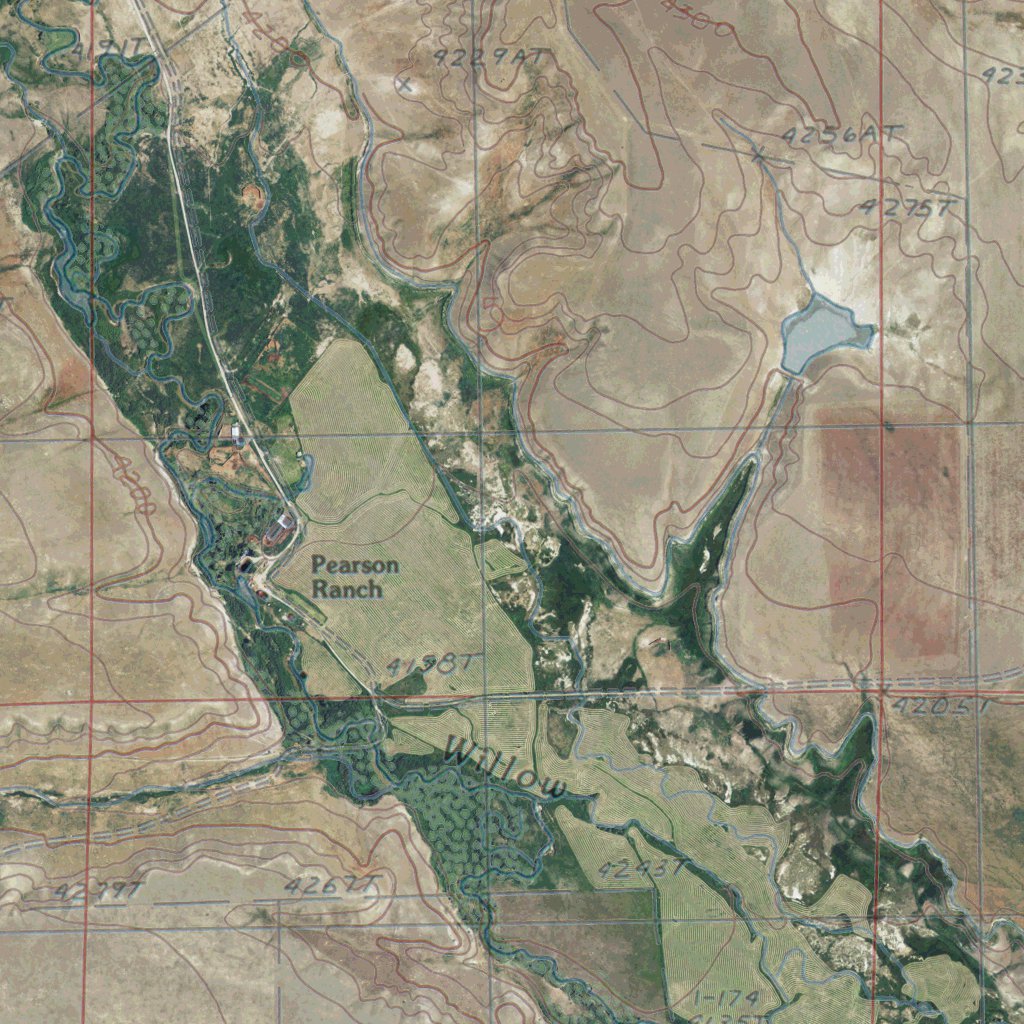 MT-WATSON FLATS: GeoChange 1982-2013 Map by Western Michigan University ...