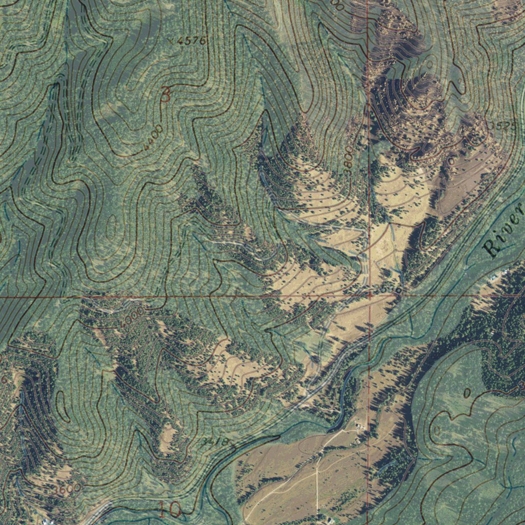 MT-GOLD CREEK: GeoChange 1964-2013 Map by Western Michigan University ...
