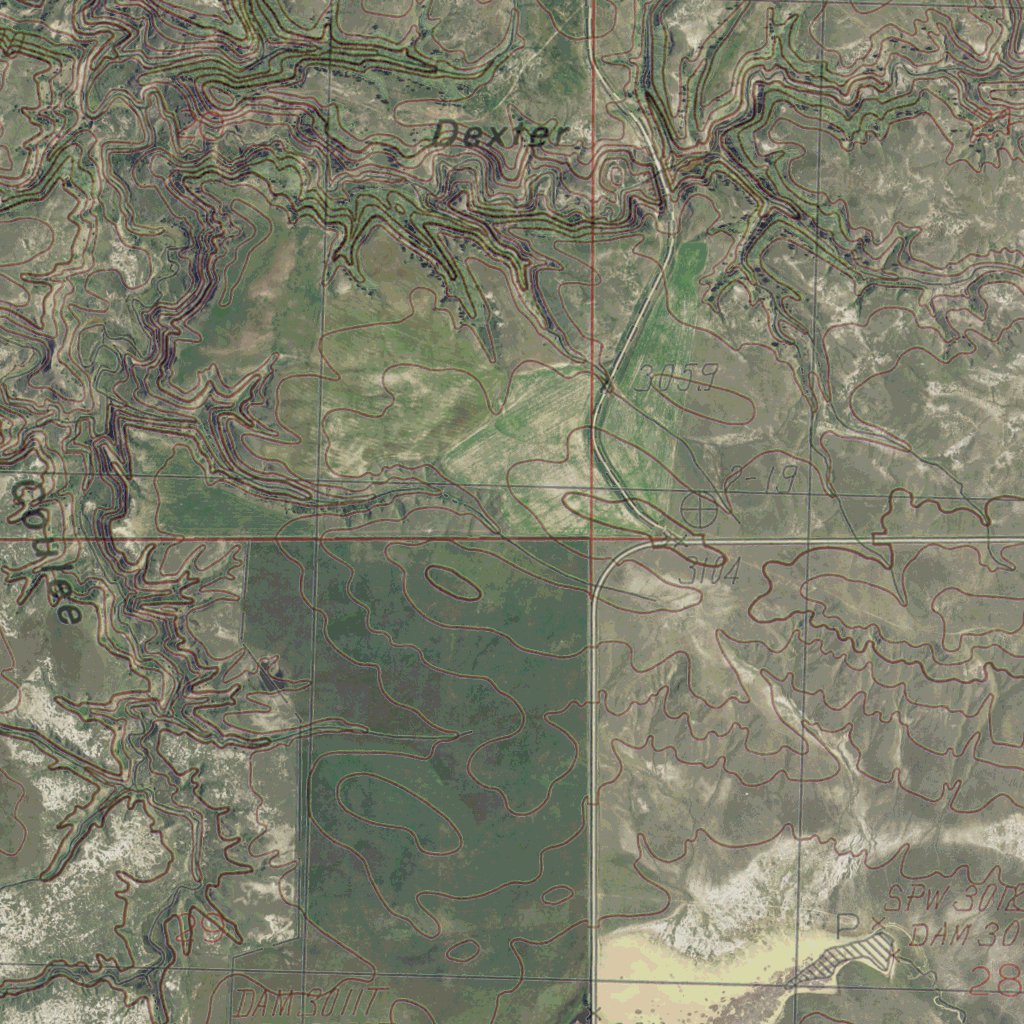 MT-GRIFFEE COULEE: GeoChange 1978-2013 Map by Western Michigan ...