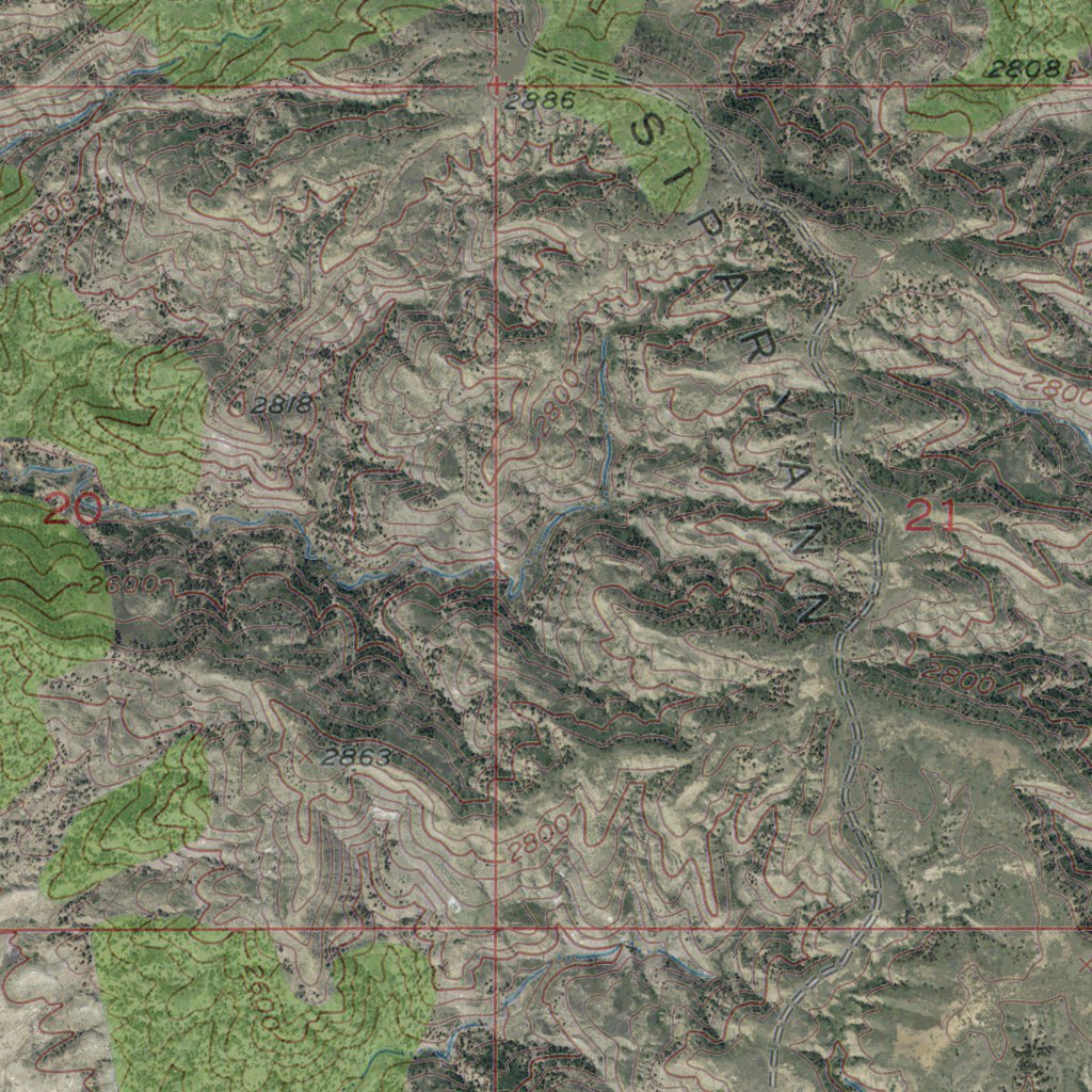 MT-BELL RIDGE EAST: GeoChange 1952-2013 Map by Western Michigan ...