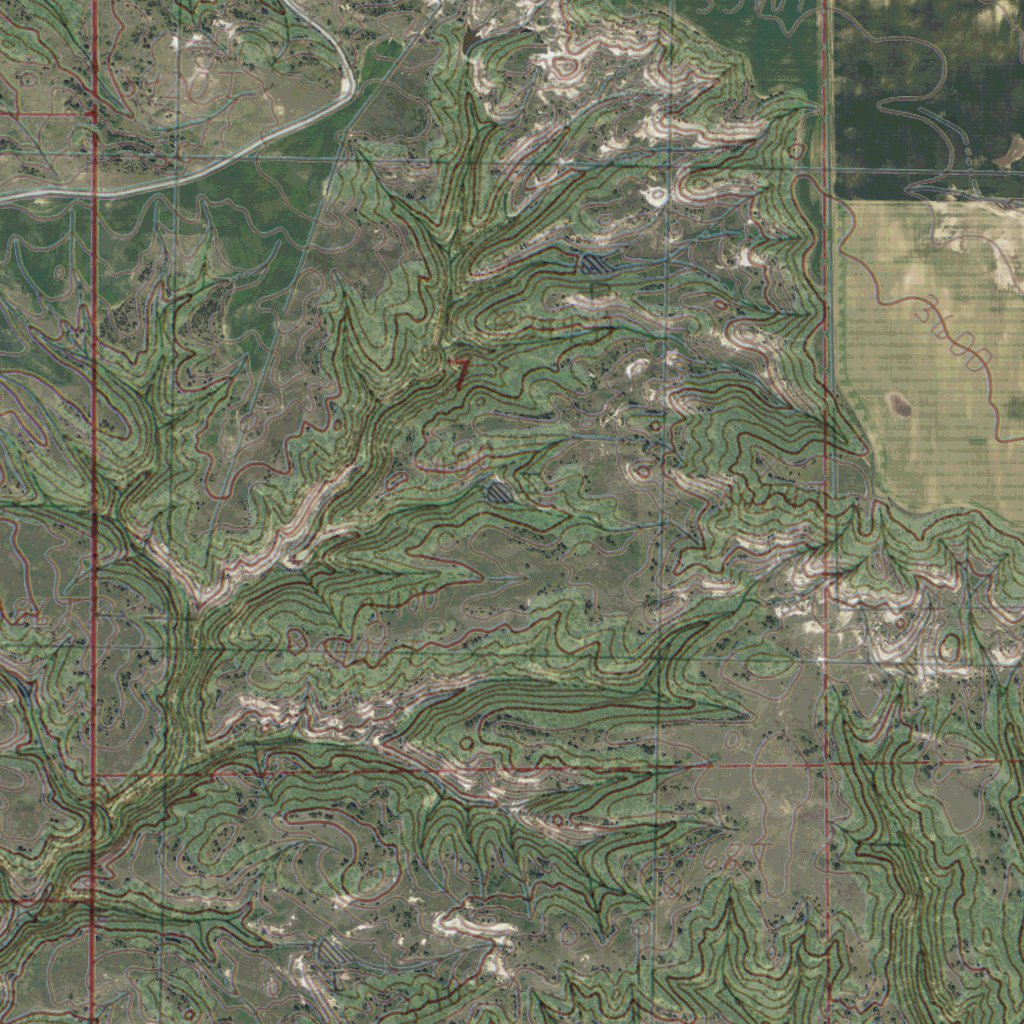 MT-WINIFRED WEST: GeoChange 1978-2013 Map by Western Michigan ...