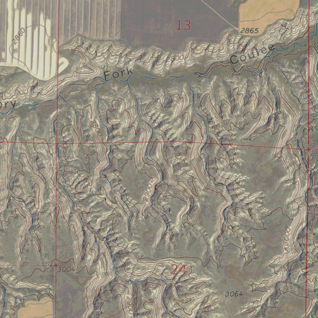MT-FORT BENTON NW: GeoChange 1963-2013 Map by Western Michigan ...