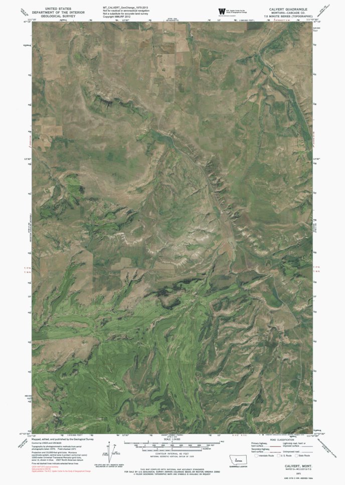 MT-CALVERT: GeoChange 1970-2013 Map by Western Michigan University ...