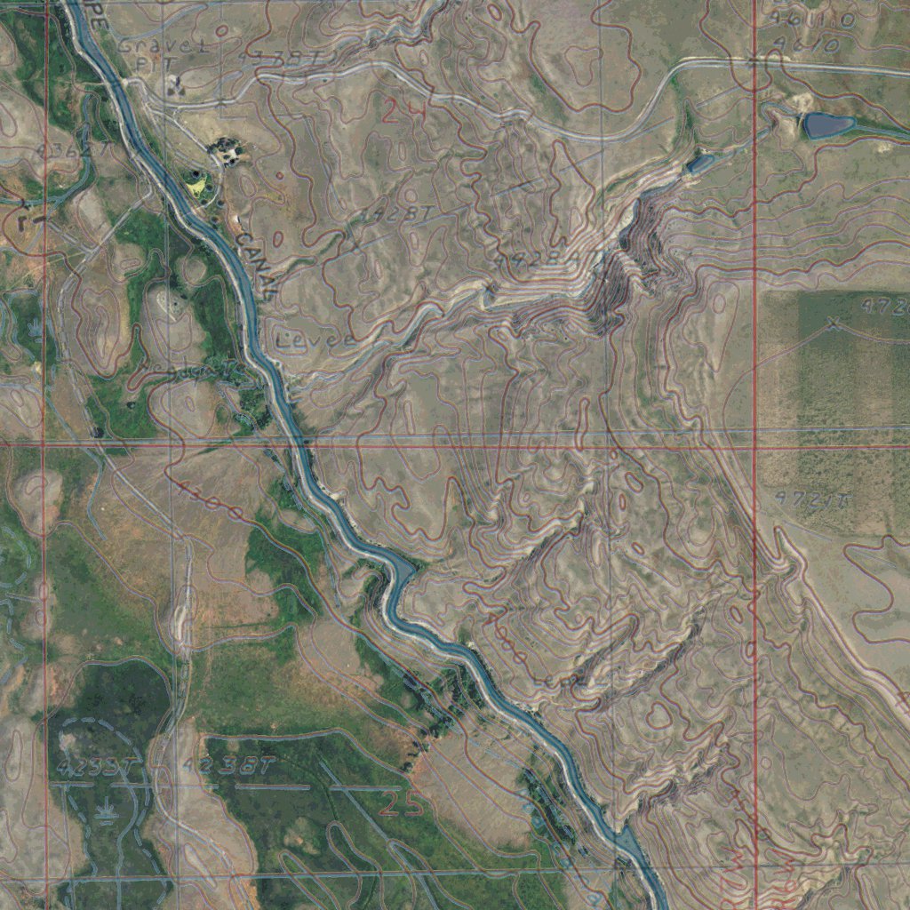 MT-PISHKUN RESERVOIR: GeoChange 1982-2013 Map by Western Michigan ...