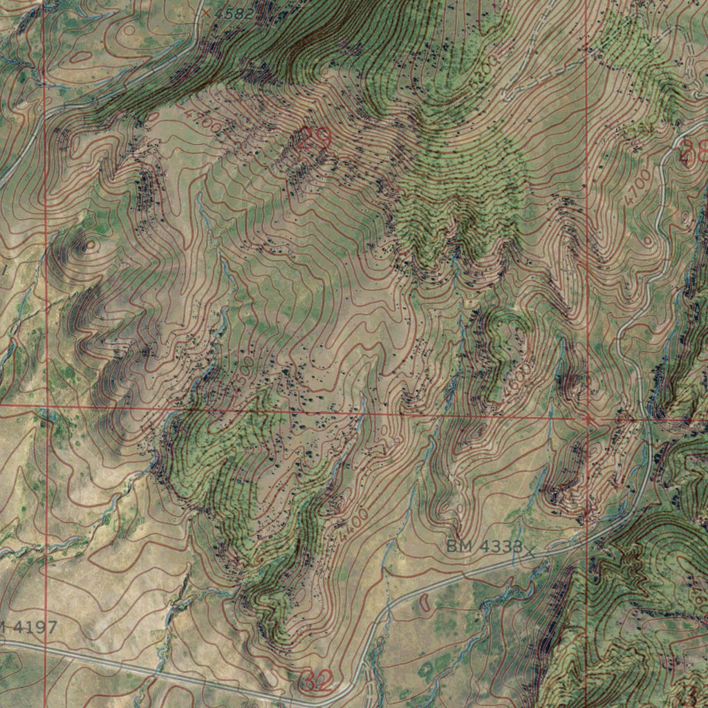 MT-HENRY CREEK: GeoChange 1961-2013 Map by Western Michigan University ...