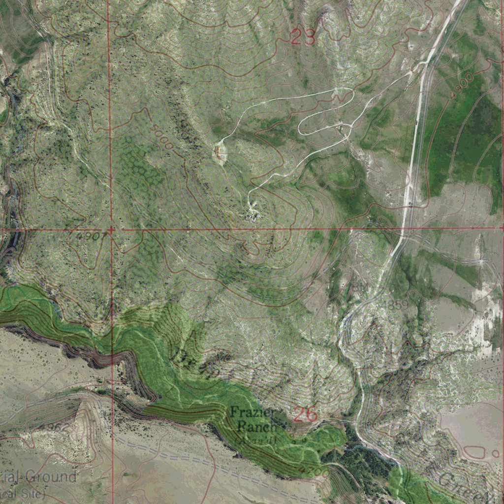 MT-SPLIT ROCK LAKE: GeoChange 1955-2013 Map by Western Michigan ...