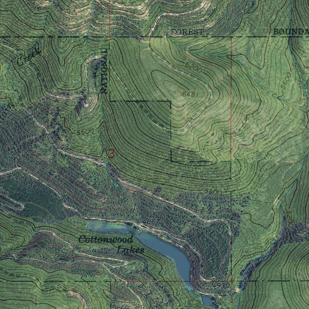 MT-MORRELL MOUNTAIN: GeoChange 1964-2013 Map by Western Michigan ...