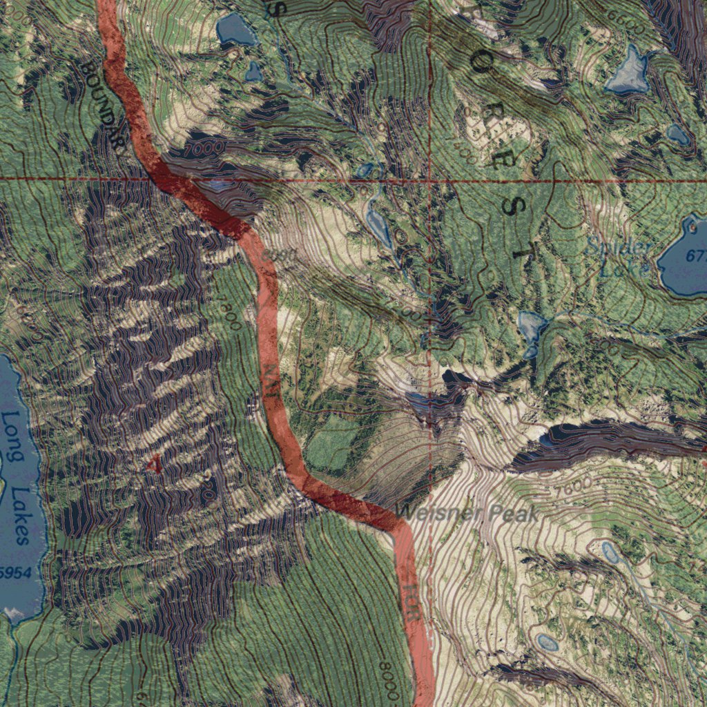 MT-MOUNT HARDING: GeoChange 1964-2013 Map by Western Michigan ...