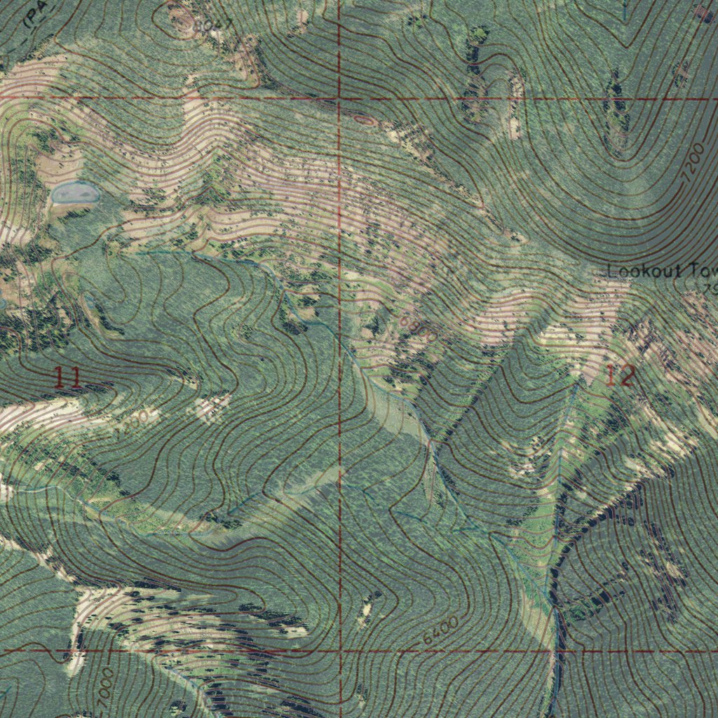 MT-SPREAD MOUNTAIN: GeoChange 1958-2013 Map by Western Michigan ...