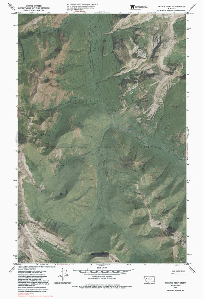 MT-PRAIRIE REEF: GeoChange 1969-2013 Map by Western Michigan University ...