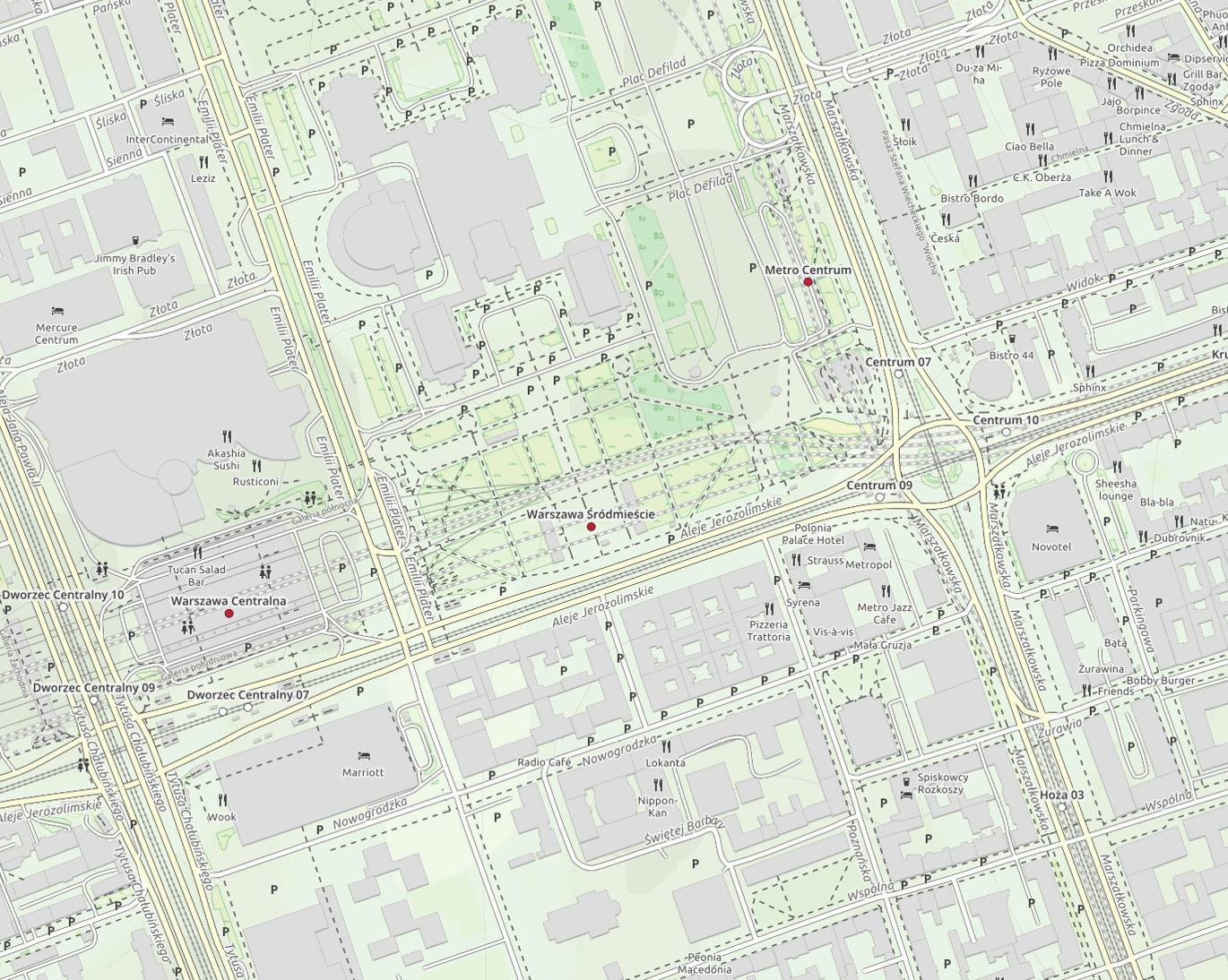 Warsaw Tourist Street Map by Paul Johnson - Offline Maps | Avenza Maps