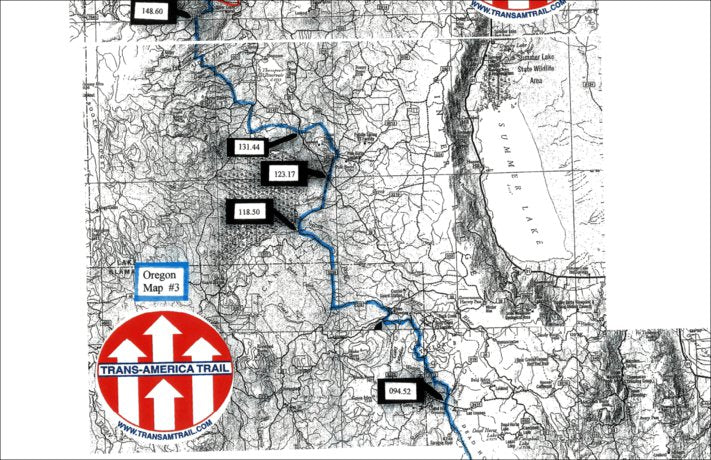 Oregon 2011 TAT Map 3 by New TAT | Avenza Maps