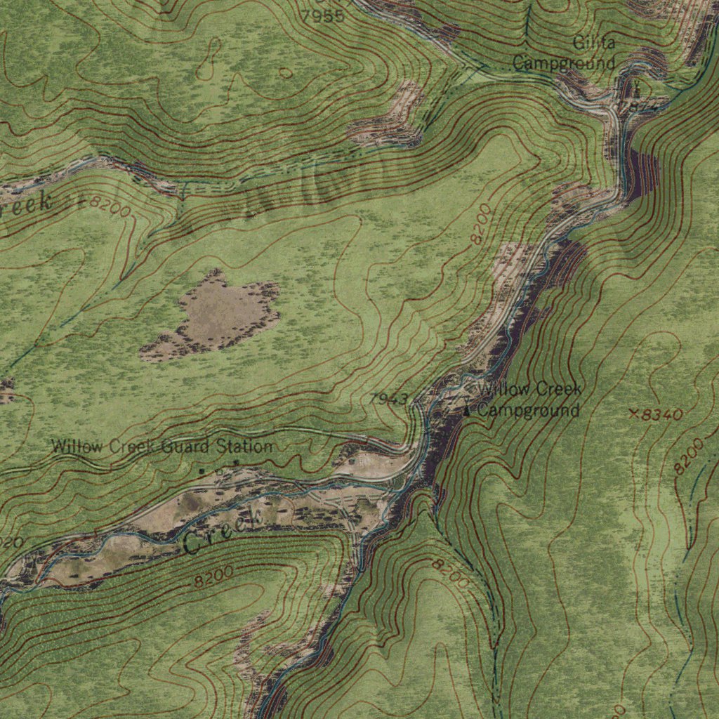 NM-NEGRITO MOUNTAIN: GeoChange 1958-2014 Map by Western Michigan ...