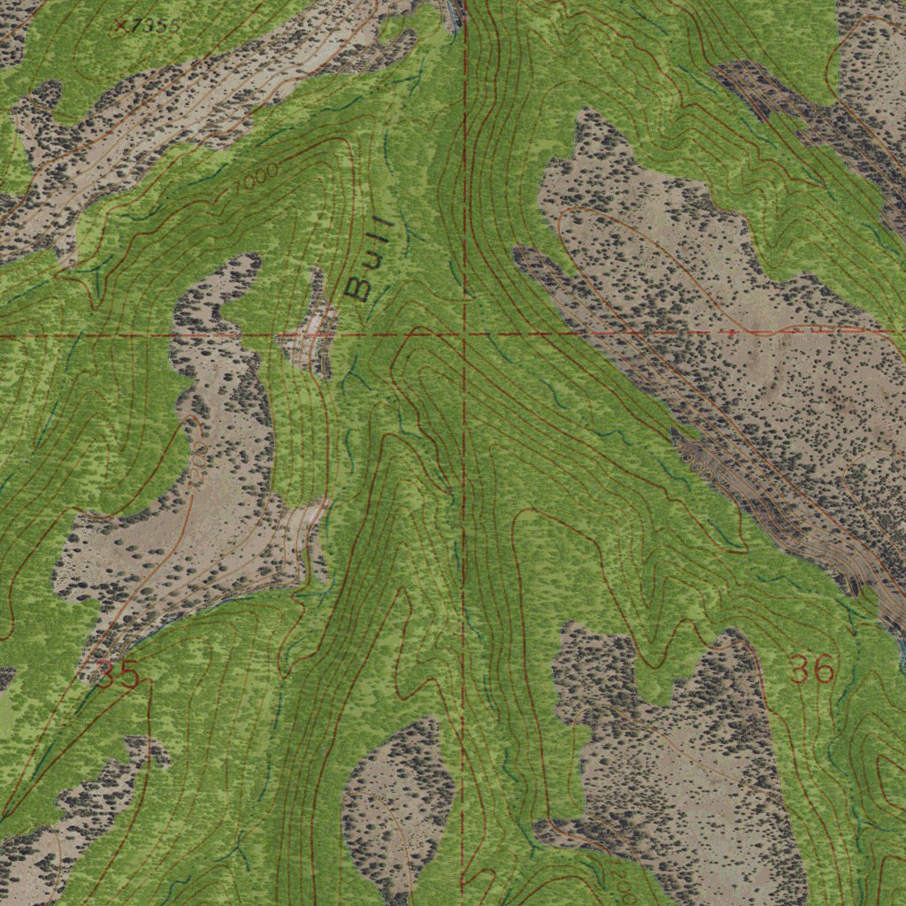 NM-SIGN CAMP MOUNTAIN: GeoChange 1958-2014 Map by Western Michigan ...
