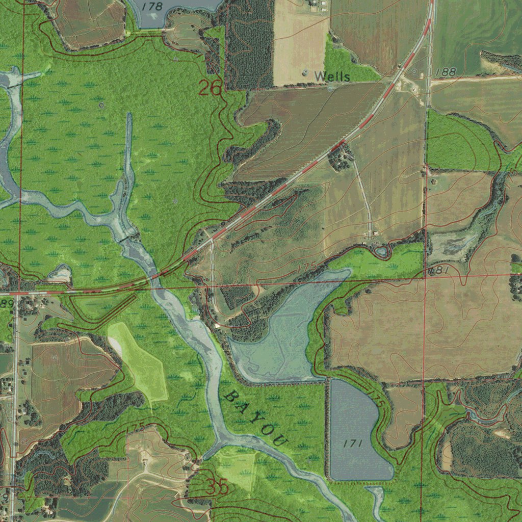 AR-ONE HORSE STORE: GeoChange 1971-2013 Map by Western Michigan ...