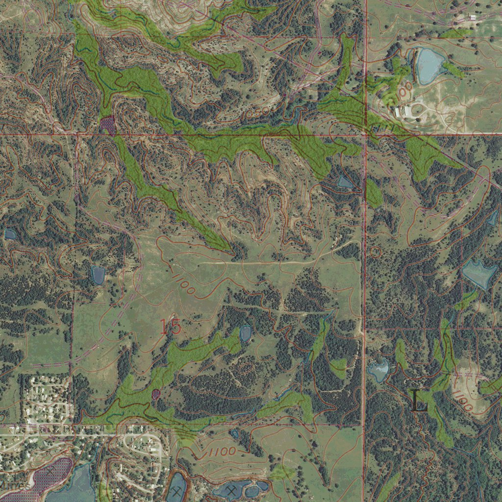 OK-SULPHUR SOUTH: GeoChange 1960-2013 Map by Western Michigan ...