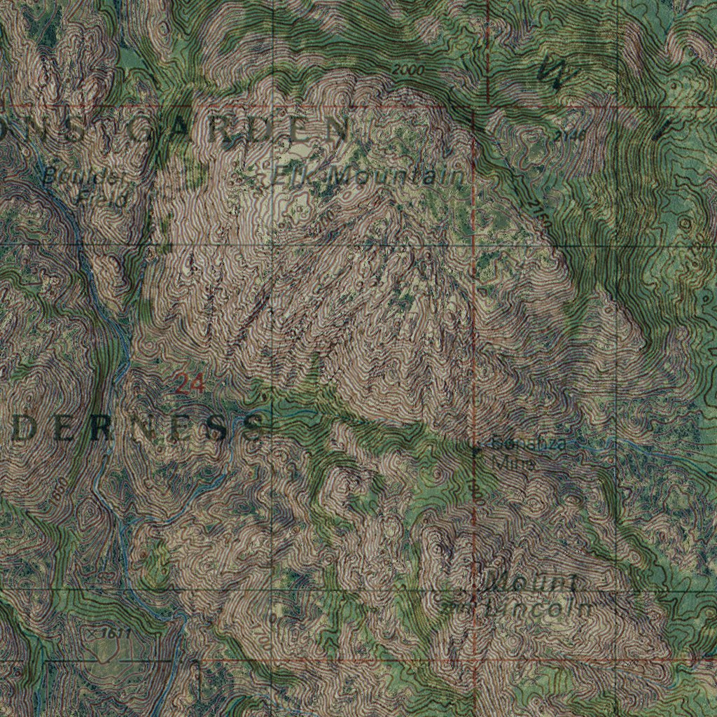 OK-QUANAH MOUNTAIN: GeoChange 1987-2013 Map by Western Michigan ...
