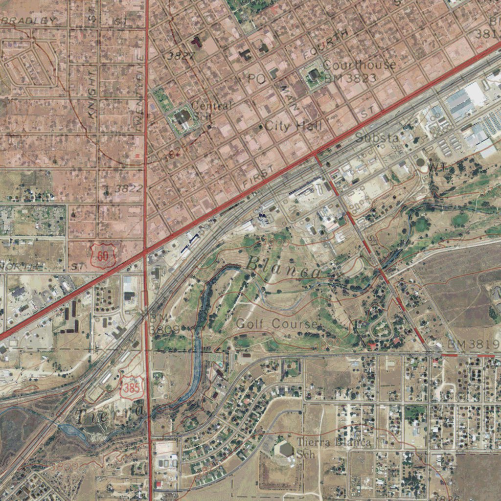 TX-HEREFORD: GeoChange 1969-2012 Map by Western Michigan University ...
