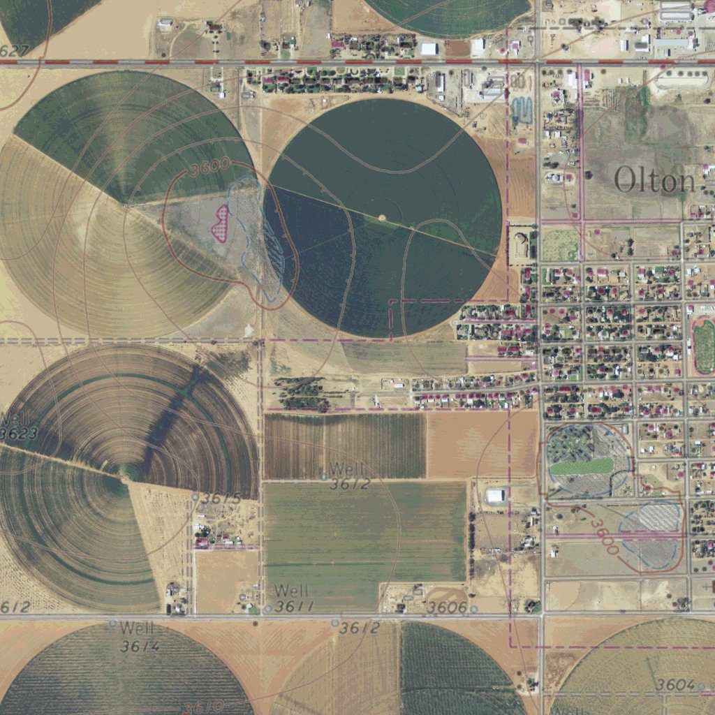 TX-OLTON: GeoChange 1962-2012 Map by Western Michigan University ...