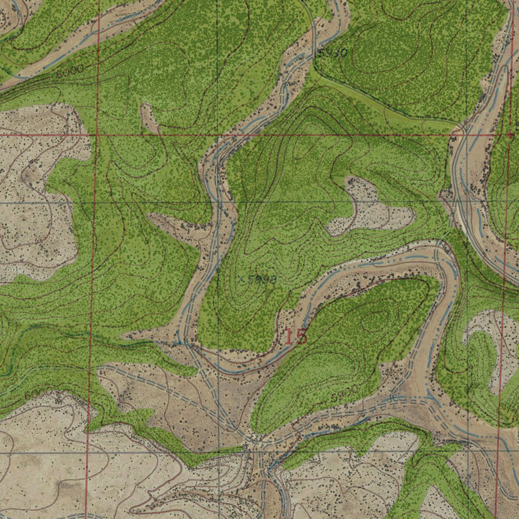 NM-RED BLUFF DRAW WEST: GeoChange 1973-2014 Map by Western Michigan ...