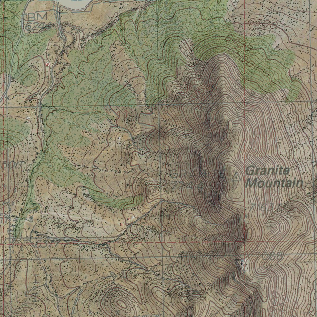 NM-GRANITE MOUNTAIN: GeoChange 1978-2014 Map by Western Michigan ...