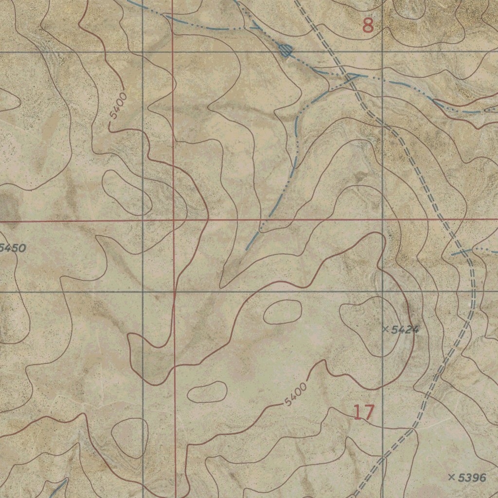 NM-COWBOY MESA SW: GeoChange 1973-2014 Map by Western Michigan ...