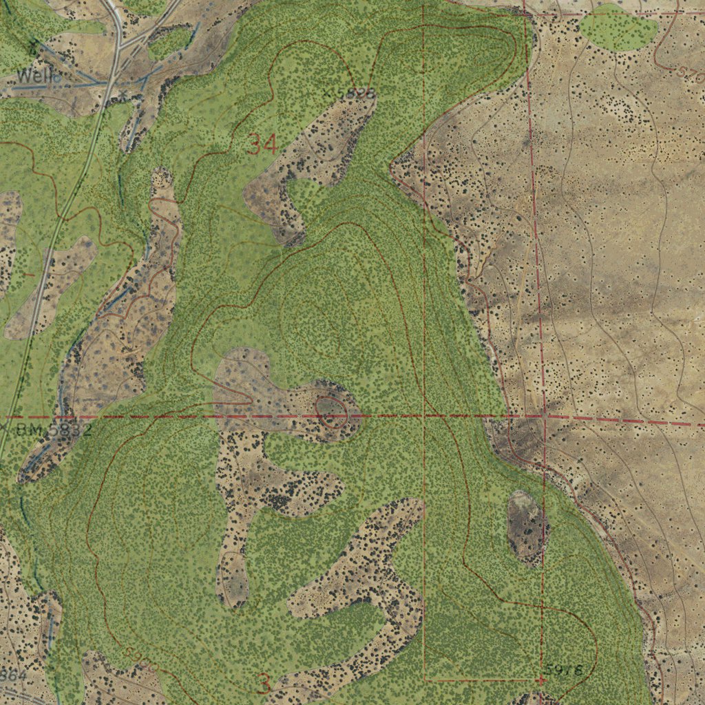 NM-GEORGE RANCH: GeoChange 1973-2014 Map by Western Michigan University ...