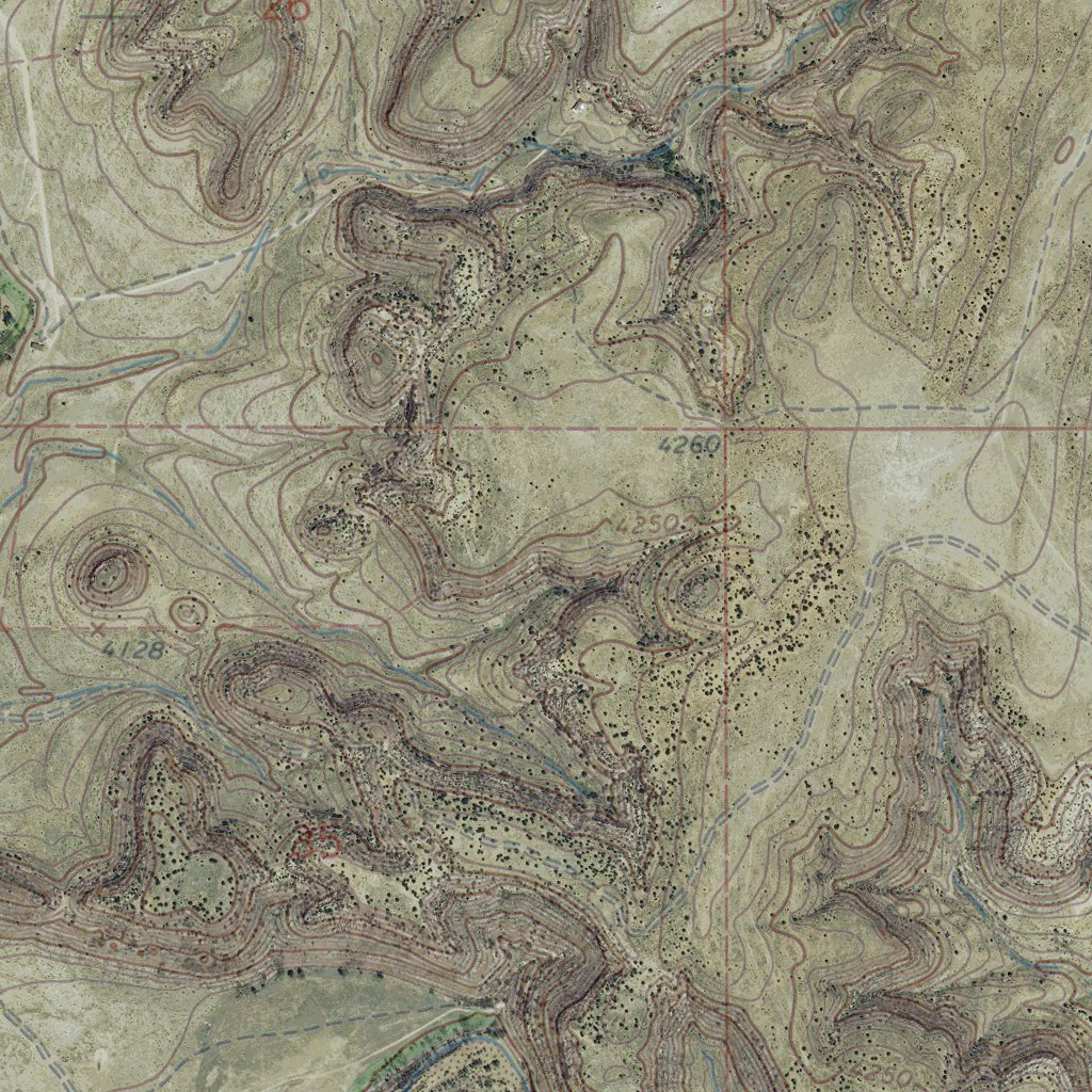 OK-CO-AUTOGRAPH CLIFF NW: GeoChange 1966-2013 Map by Western Michigan ...