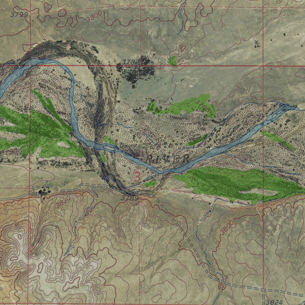 OK-CO-KEYES NW: GeoChange 1970-2013 Map by Western Michigan University ...