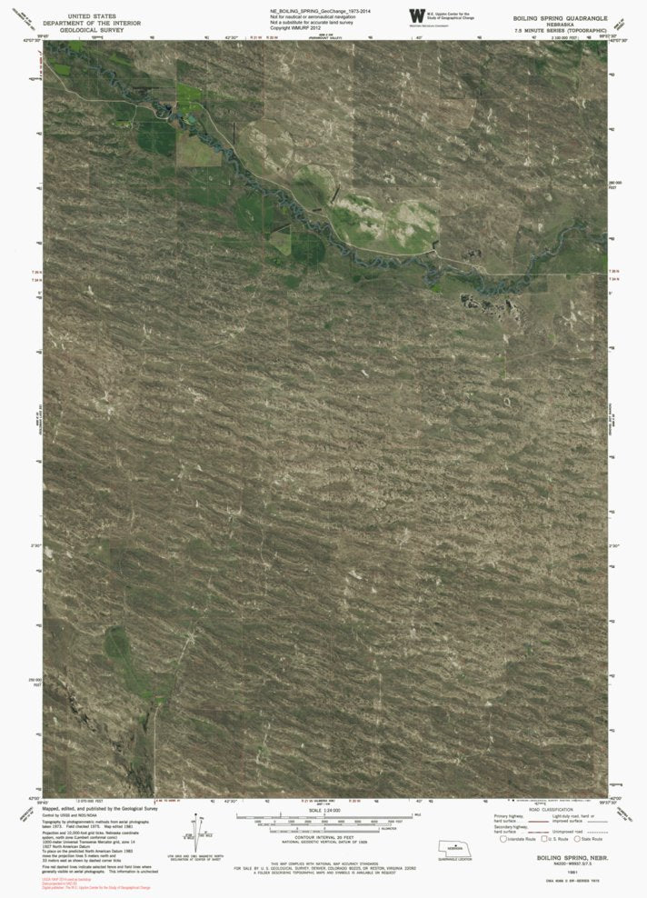 NE-BOILING SPRING: GeoChange 1973-2014 Map by Western Michigan ...