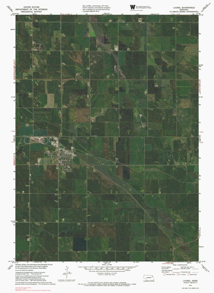 NE-LAUREL: GeoChange 1971-2014 Map by Western Michigan University ...