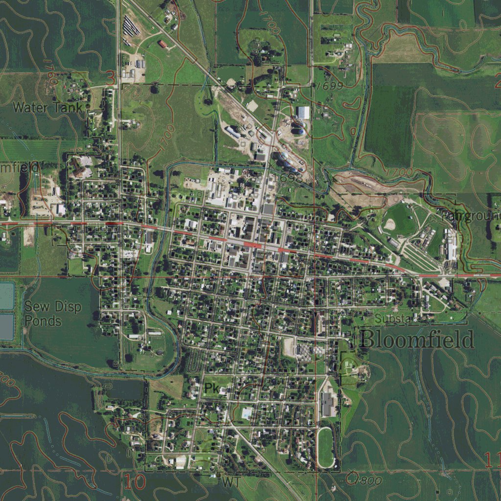 NE-BLOOMFIELD: GeoChange 1973-2014 Map by Western Michigan University ...