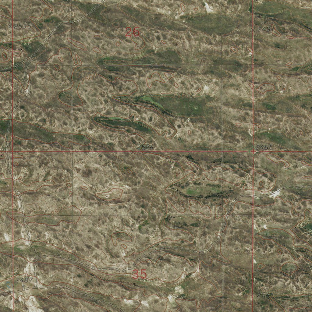 NE-SHOVEL DOT RANCH: GeoChange 1973-2014 Map by Western Michigan ...