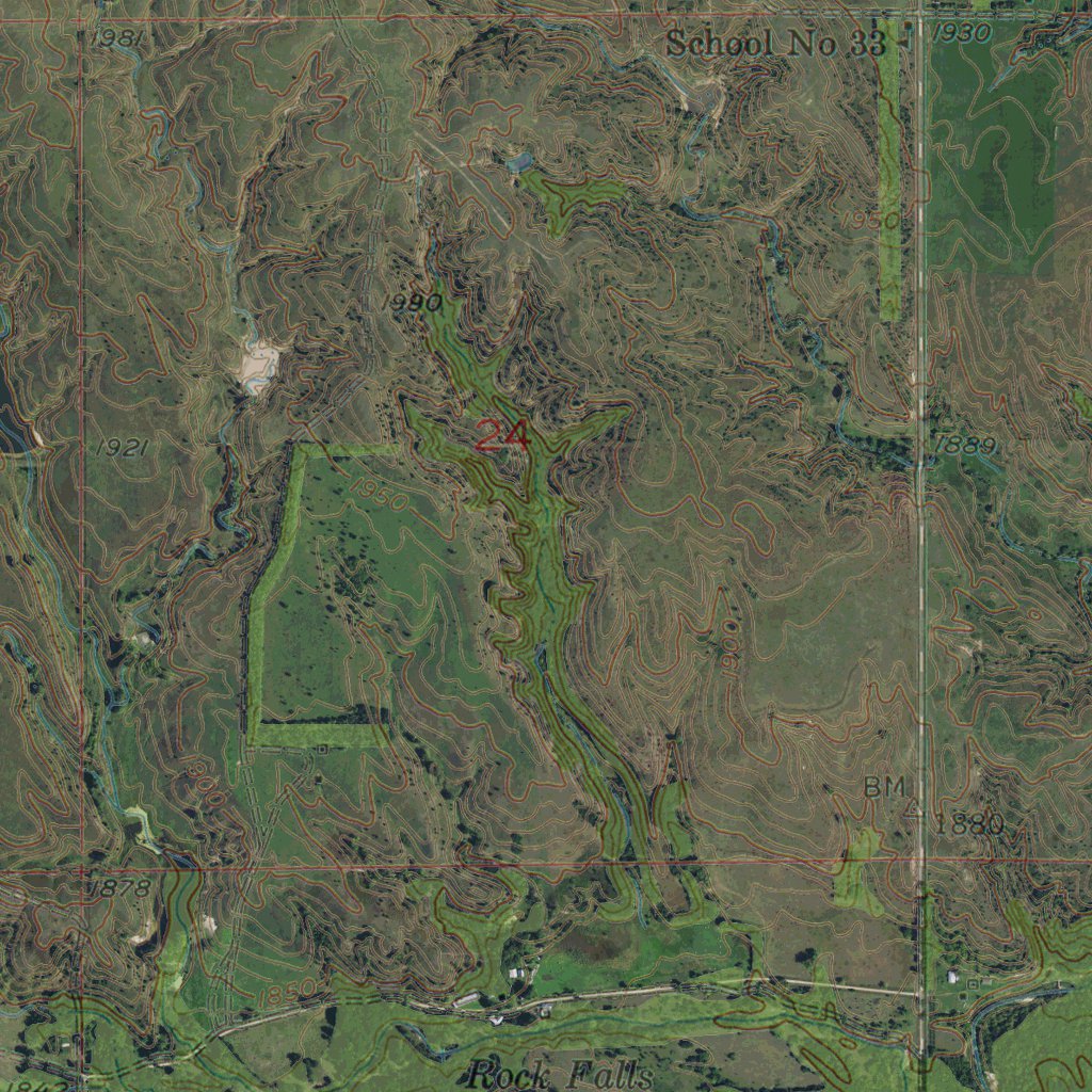 NE-ATKINSON NE: GeoChange 1951-2014 Map by Western Michigan University ...